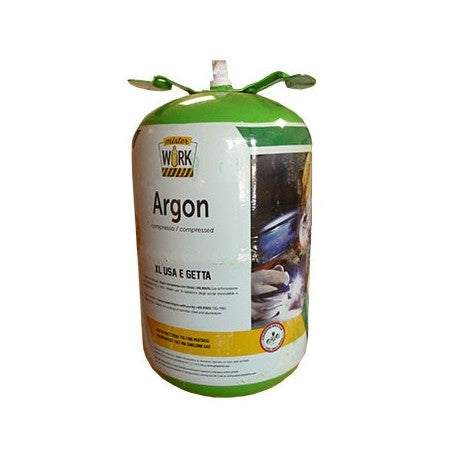 Botella argón desechable